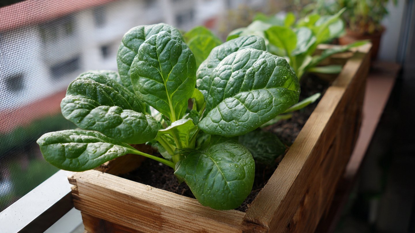 How to Grow Spinach in a Balcony Box - Chickpet Market